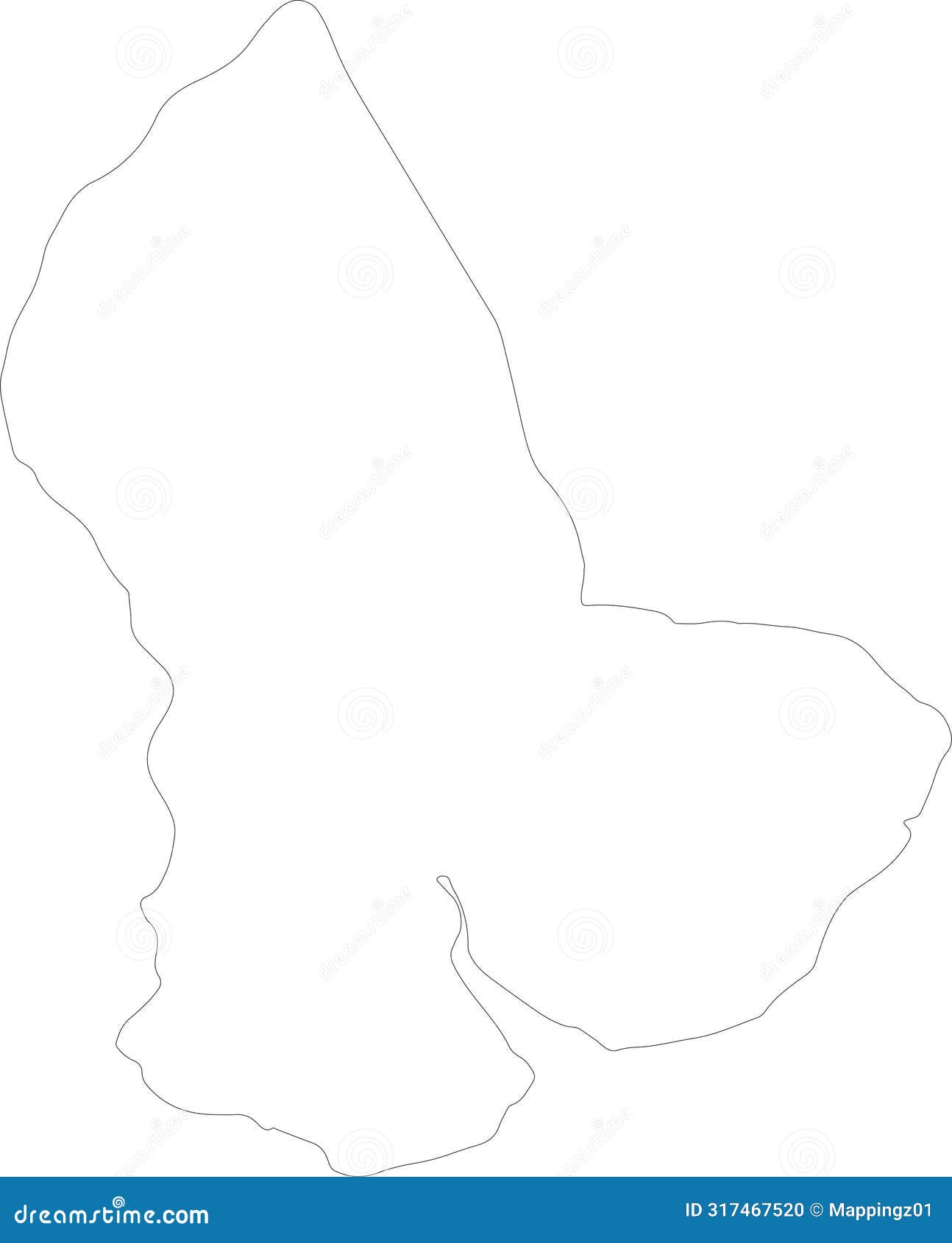 Yangon Myanmar outline map stock illustration. Illustration of symbol ...