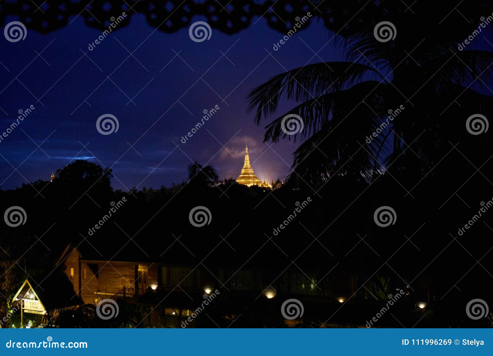 Yangon Myanmar stock image. Image of myanmar, east, asia - 111996269