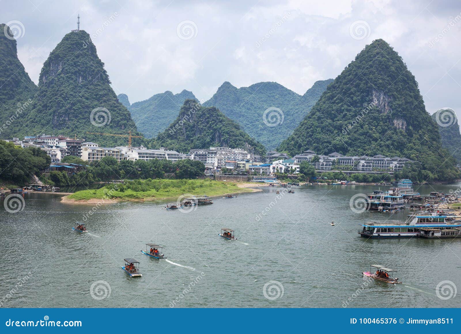Yangshuo China foto de archivo. Imagen de agua, tradicional - 100465376