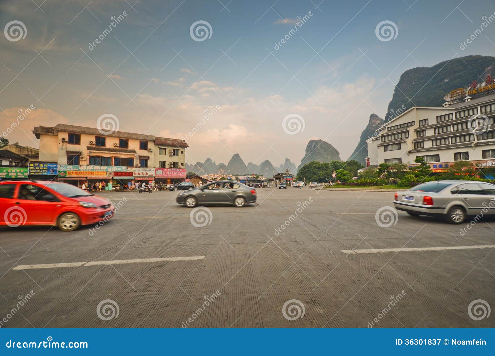 Yangshuo, China fotografía editorial. Imagen de lifestyle - 36301837