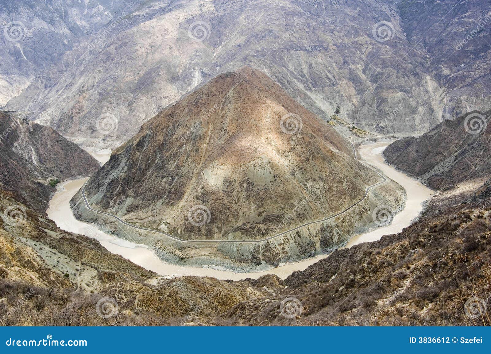 Yangtze-Fluss, China stockfoto. Bild von schlucht, höhe - 3836612