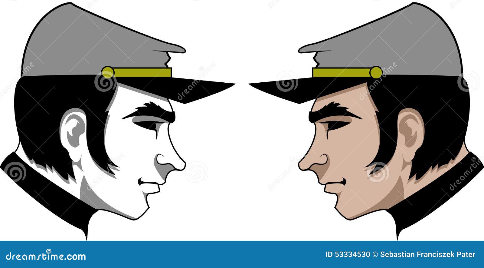 Yankee Soldier Drum Band Traditional Clothing Vector Illustration ...