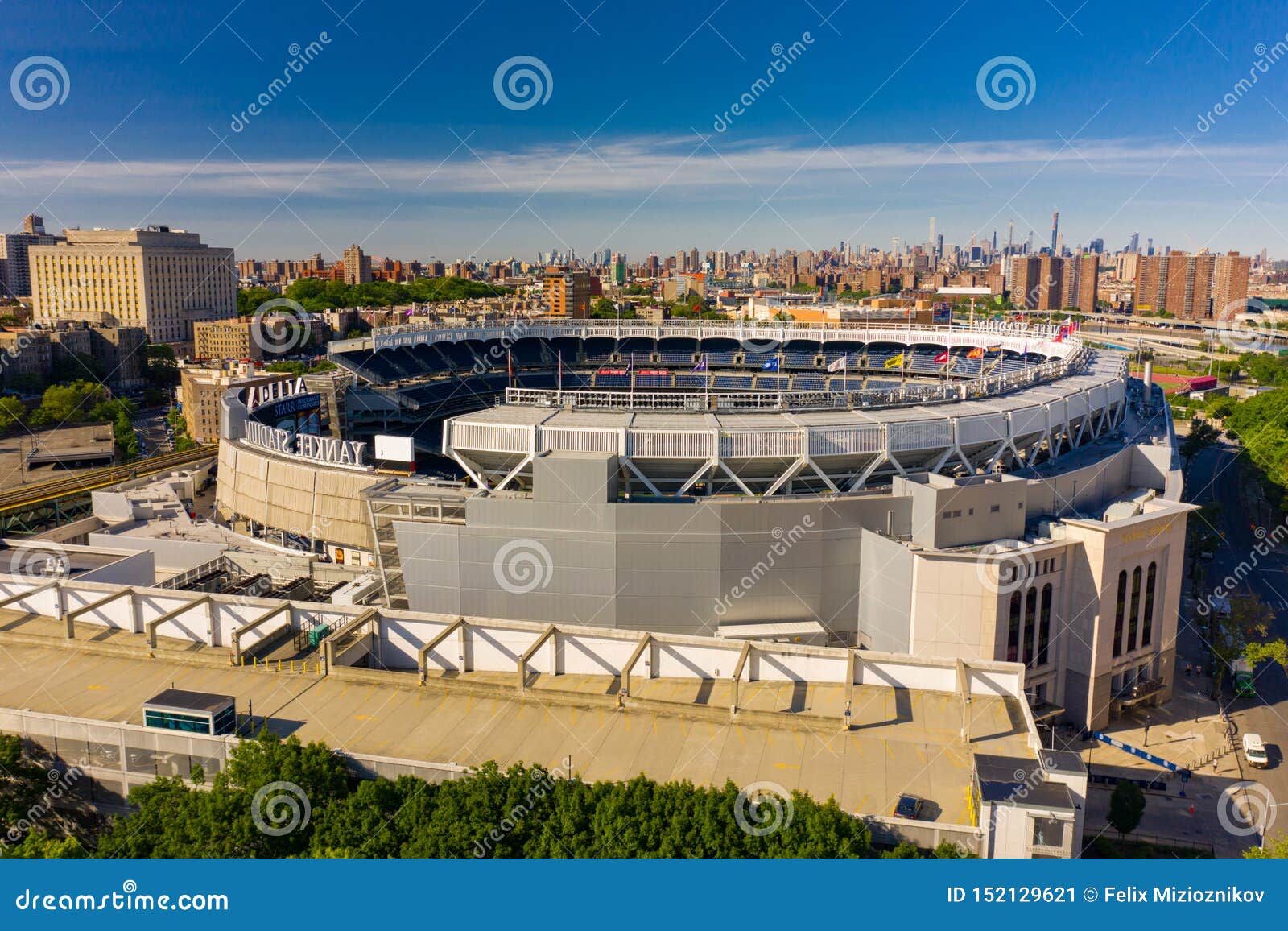 Yankee Stadium the Bronx Aerial Photo Stock Image - Image of ...