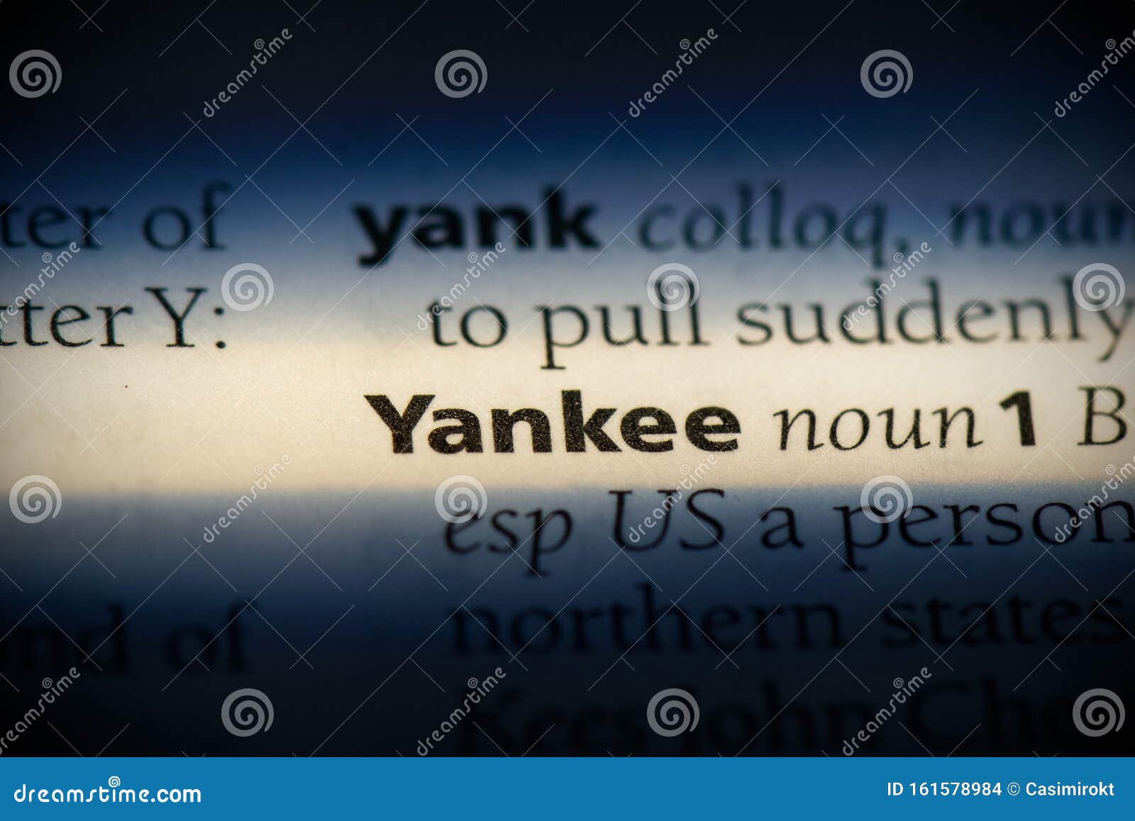 Yankee stock photo. Image of english, minimal, concept - 161578984