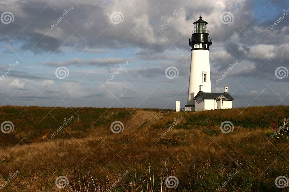 Yaquina Head Light house stock photo. Image of beacon - 3016490