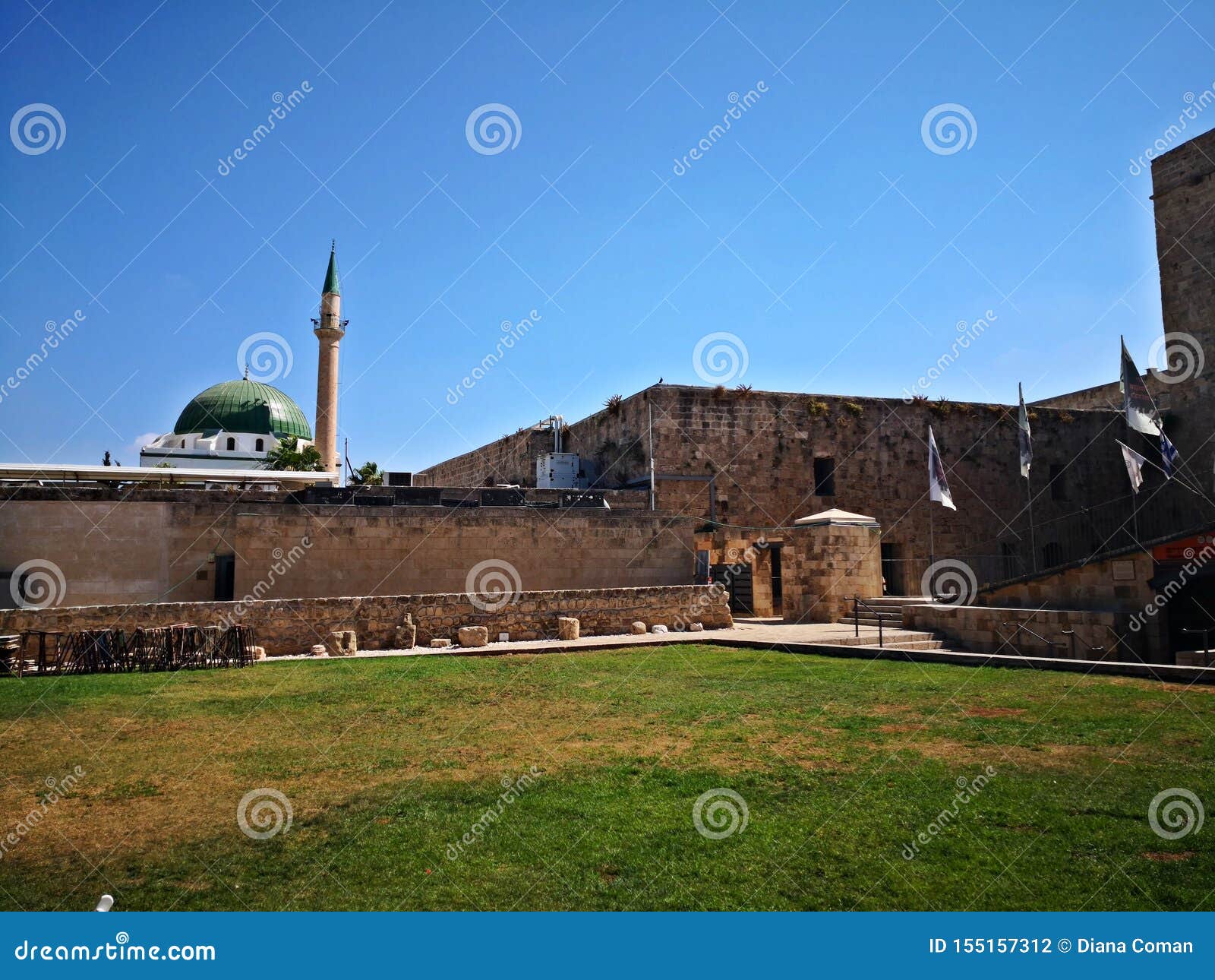 Citadel of Akko, Acre Israel Stock Photo - Image of knight, fortress ...