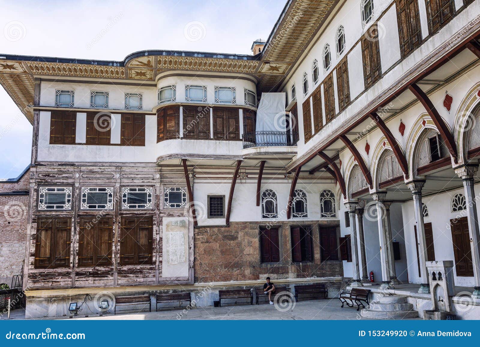 The Yard of the Harem in Topkapi Editorial Image - Image of outdoor ...