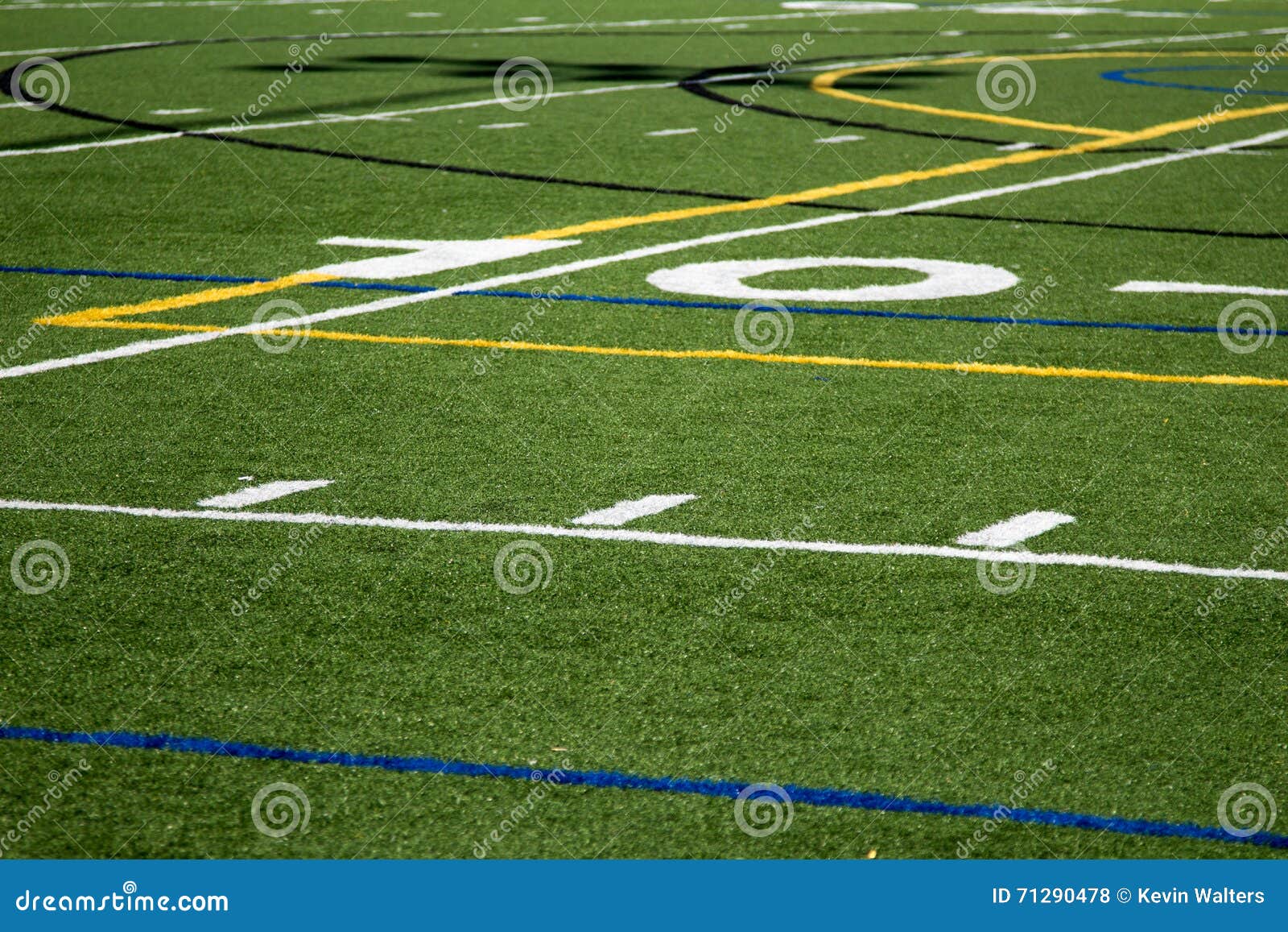 10 Yard Line stock photo. Image of outside, field, green - 71290478