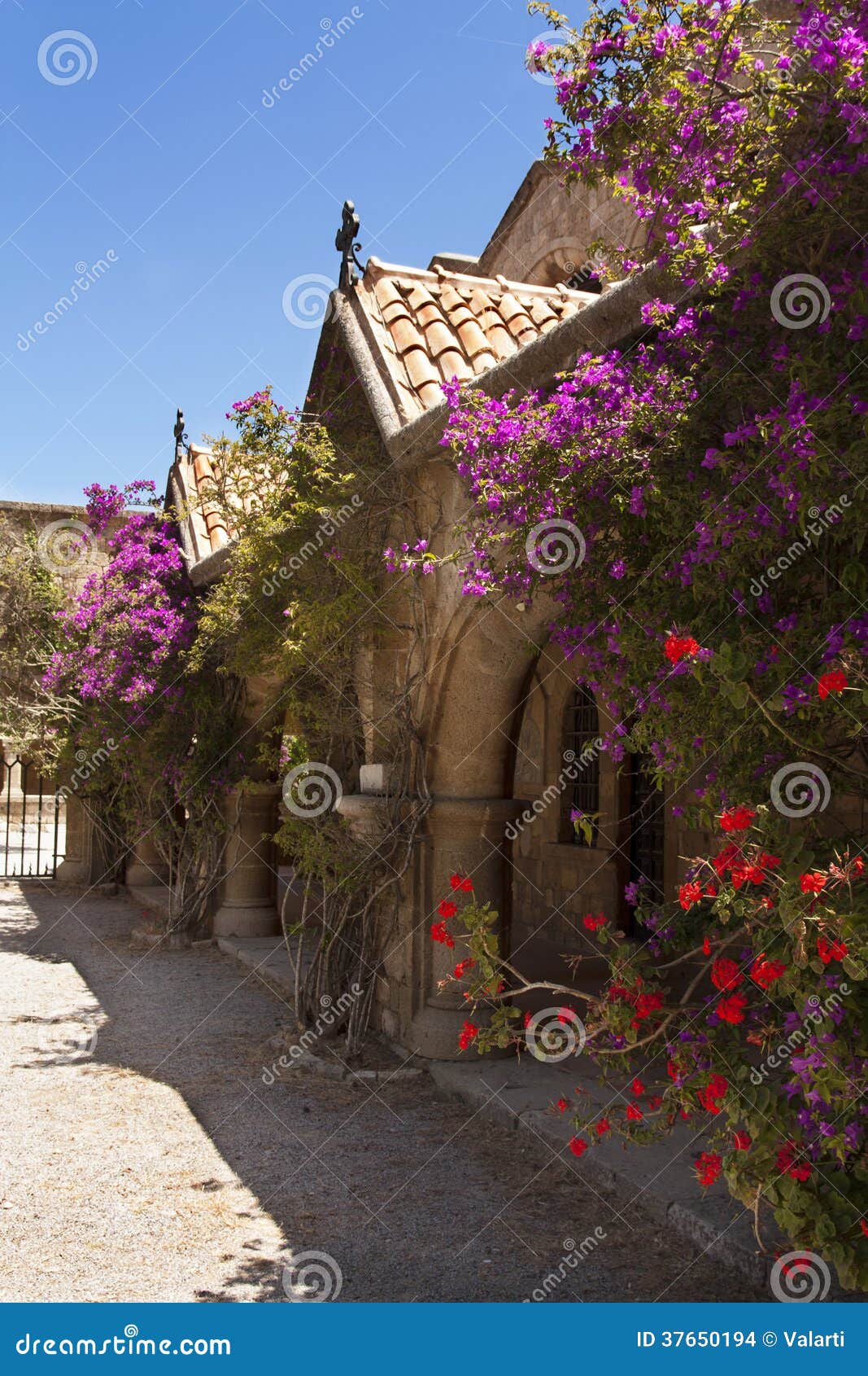 Yard in the Monastery of Our Lady Stock Photo - Image of europe ...