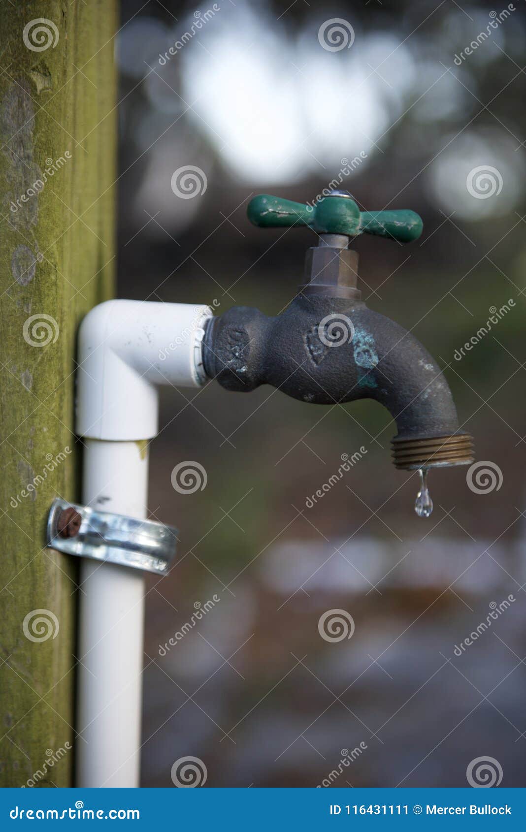 Yard spigot stock image. Image of earth, drop, imagine - 116431111
