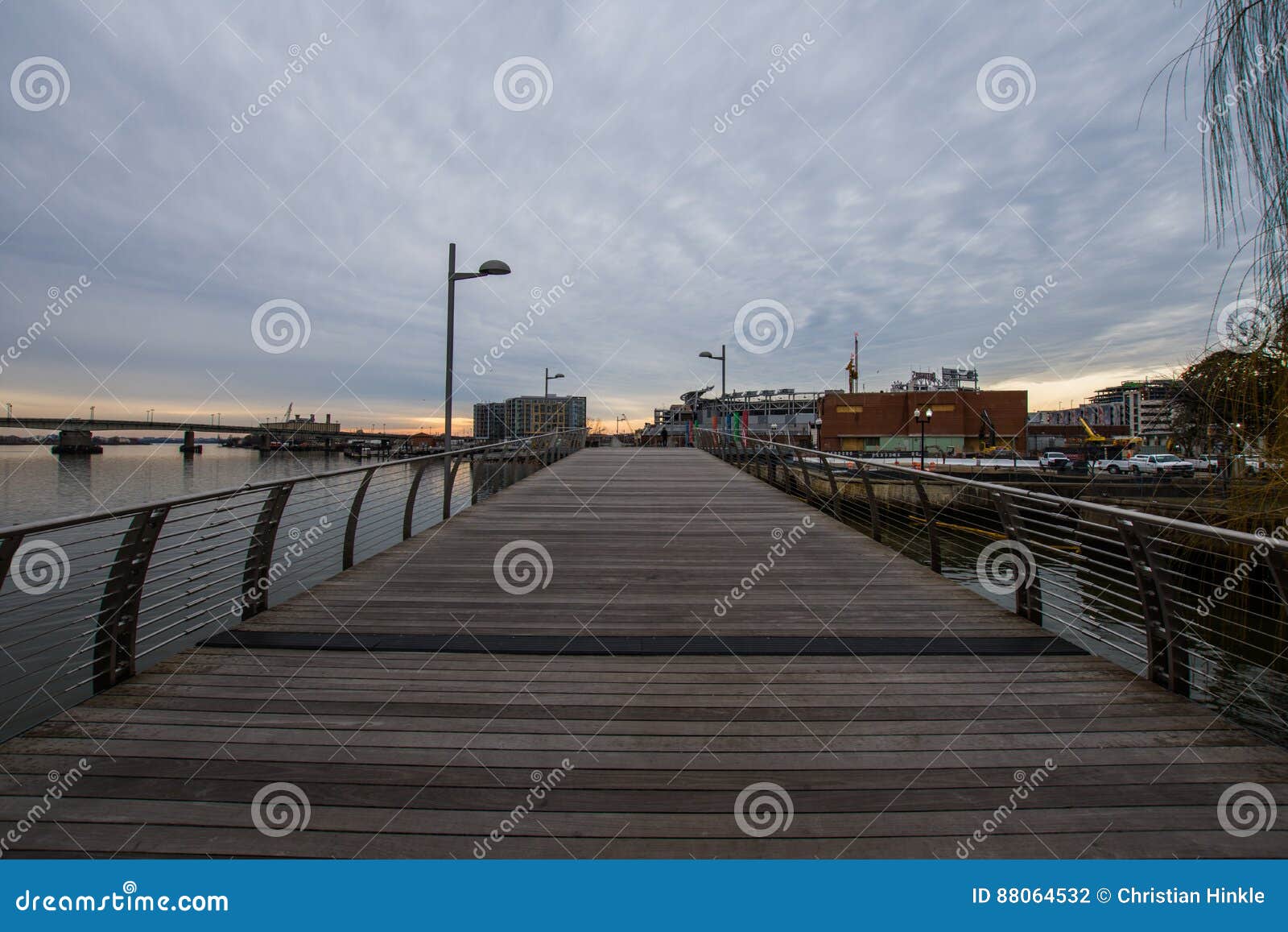 The Yard Waterfront Park in Washington DC on the Pedestrian Walk ...