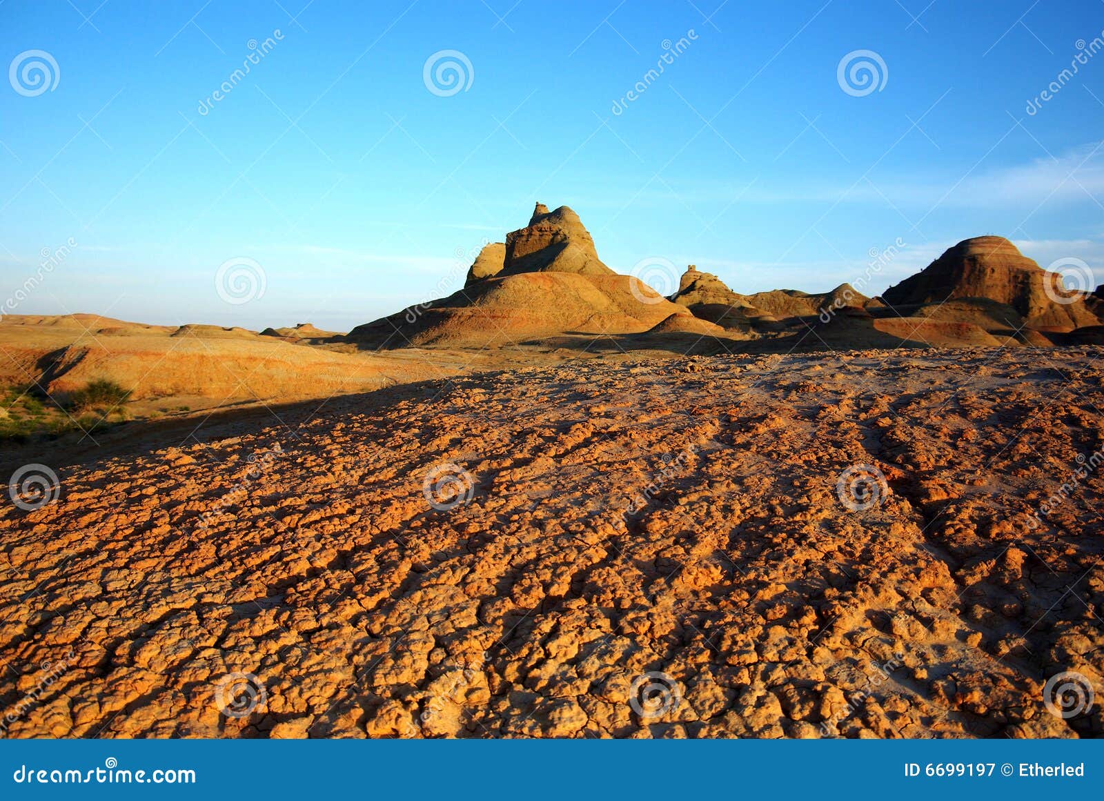 Yardang stock image. Image of night, landscape, castle - 6699197
