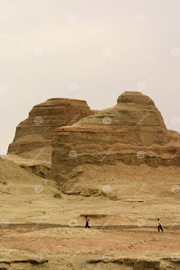 Yardang Geomorphology stock image. Image of asia, erosion - 7003481