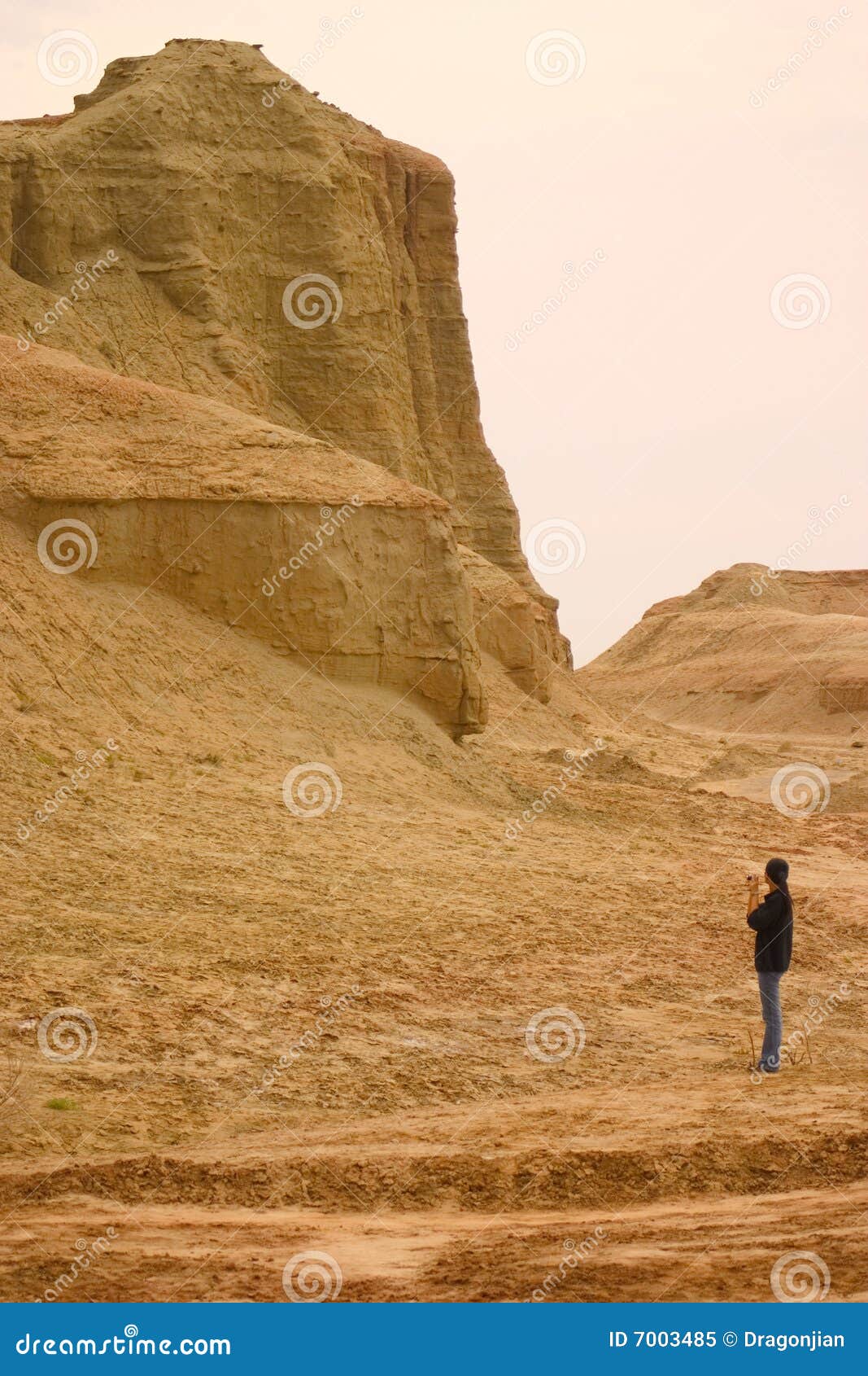 Yardang Geomorphology stock image. Image of china, wind - 7003485