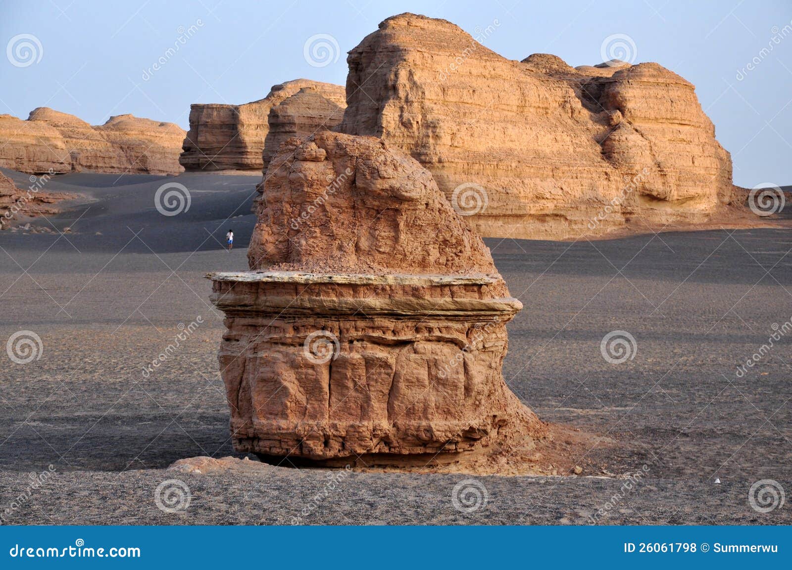 Yardang Landform stock photo. Image of urban, nature - 26061798