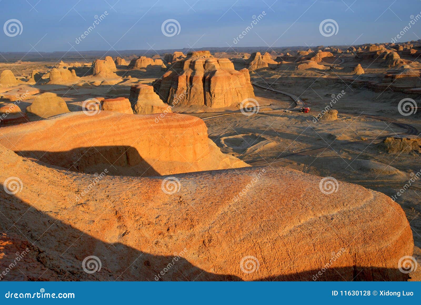 Yardang Landforms stock photo. Image of geological, natural - 11630128