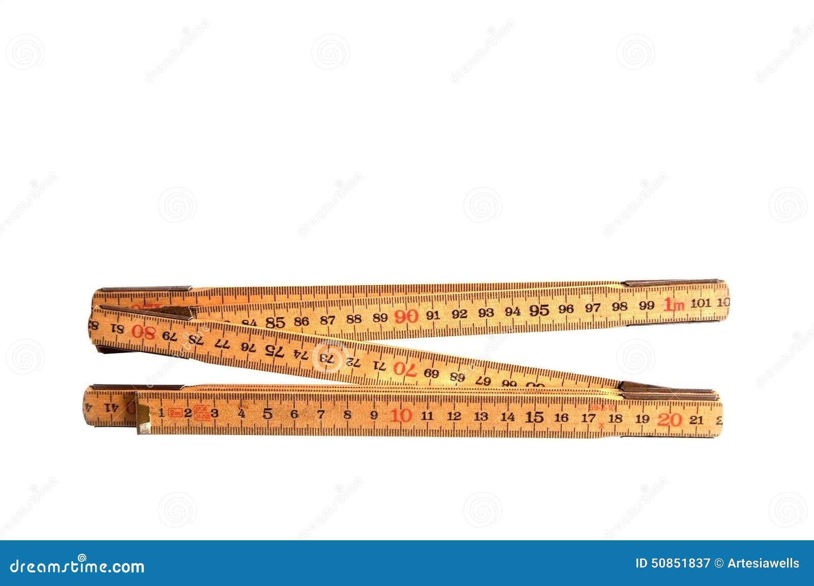 Yardstick isolated stock image. Image of ruler, measurement - 50851837