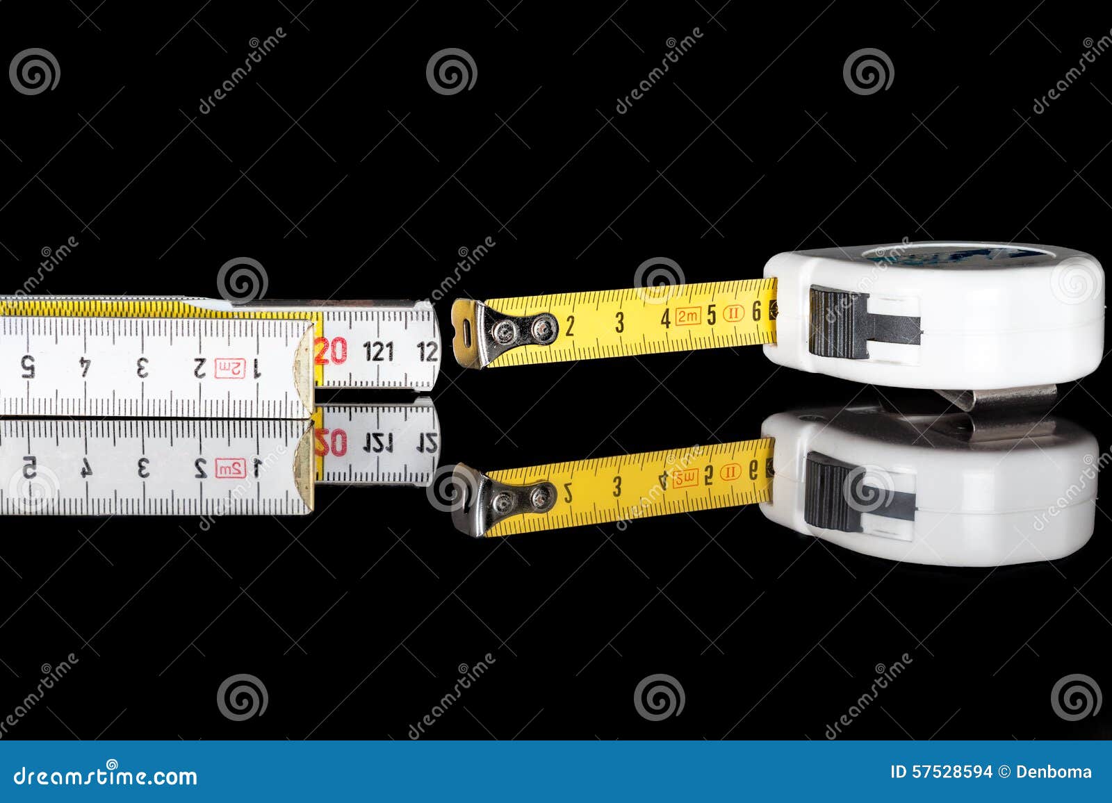 Yardstick and meter roll stock photo. Image of carpenter - 57528594