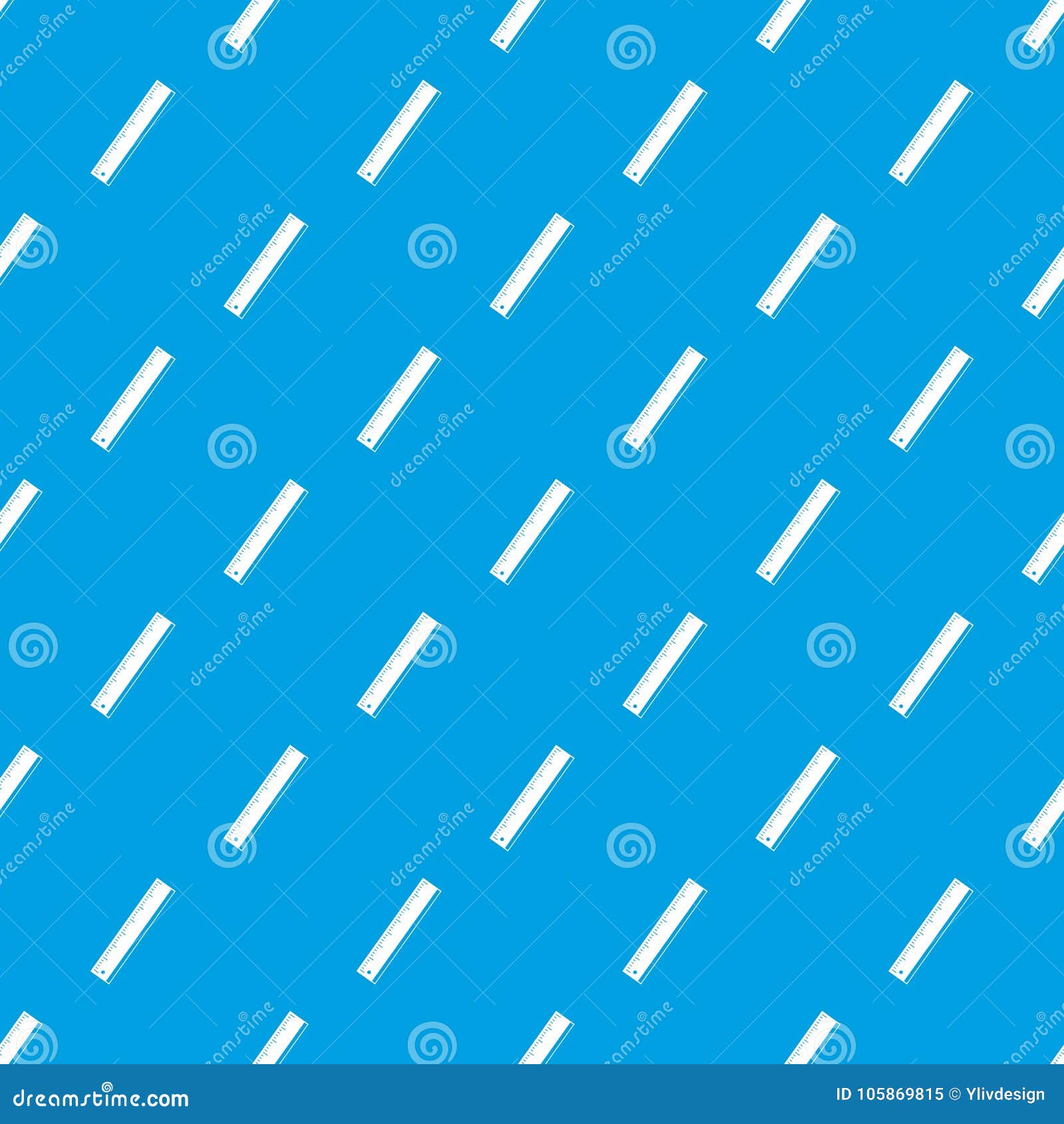Yardstick Pattern Seamless Blue Stock Vector - Illustration of math ...