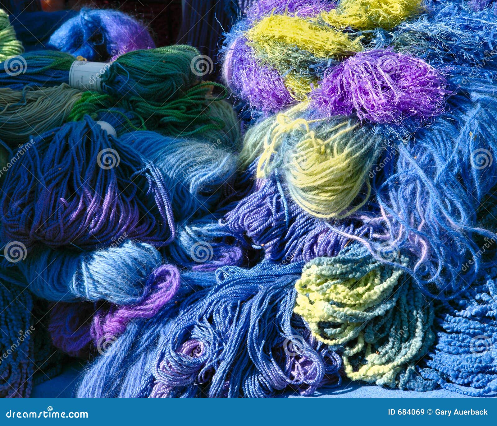Yarn collection stock image. Image of outside, colorful - 684069