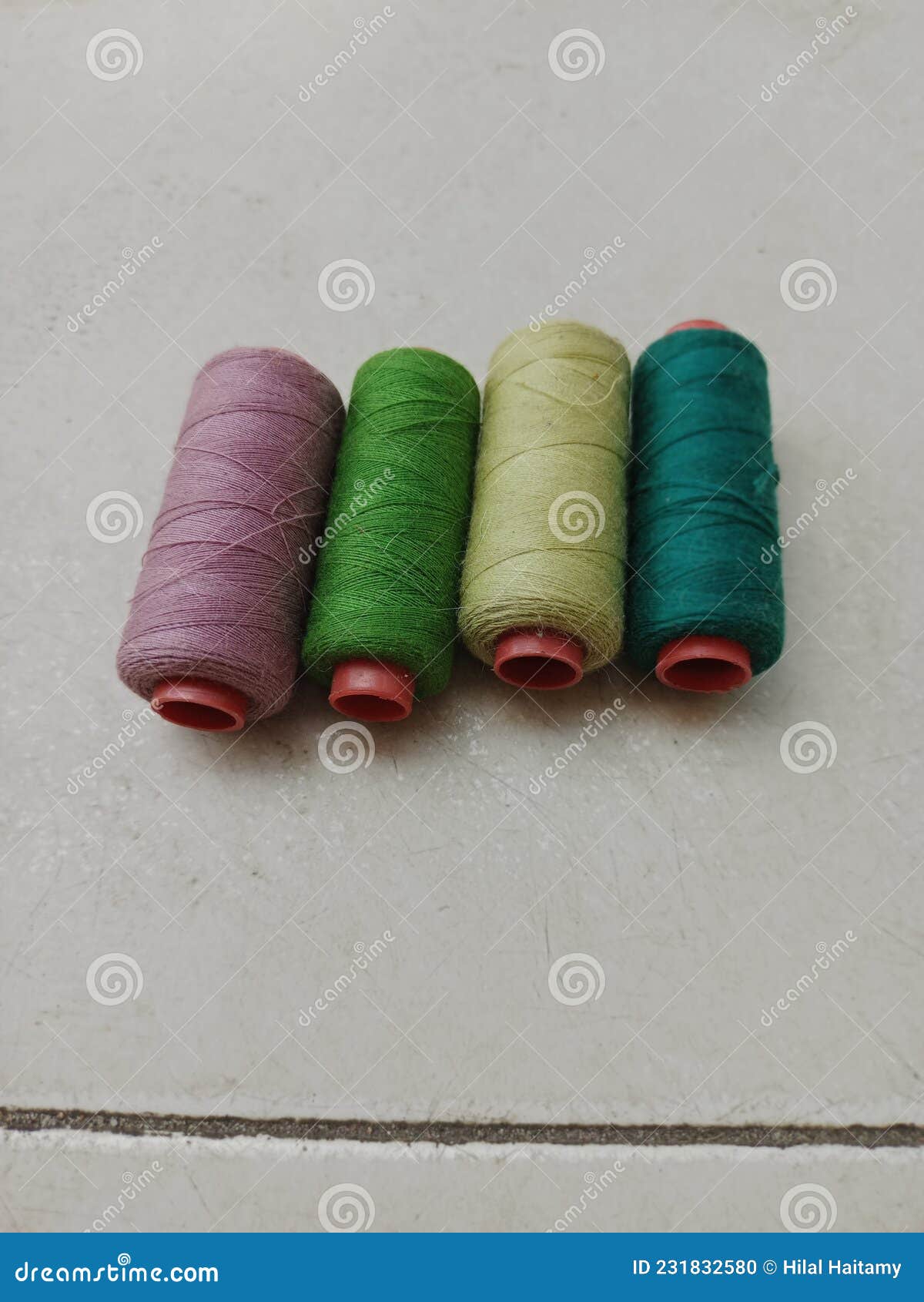 Yarn Collection of Various Colors Stock Photo - Image of yarn, green ...