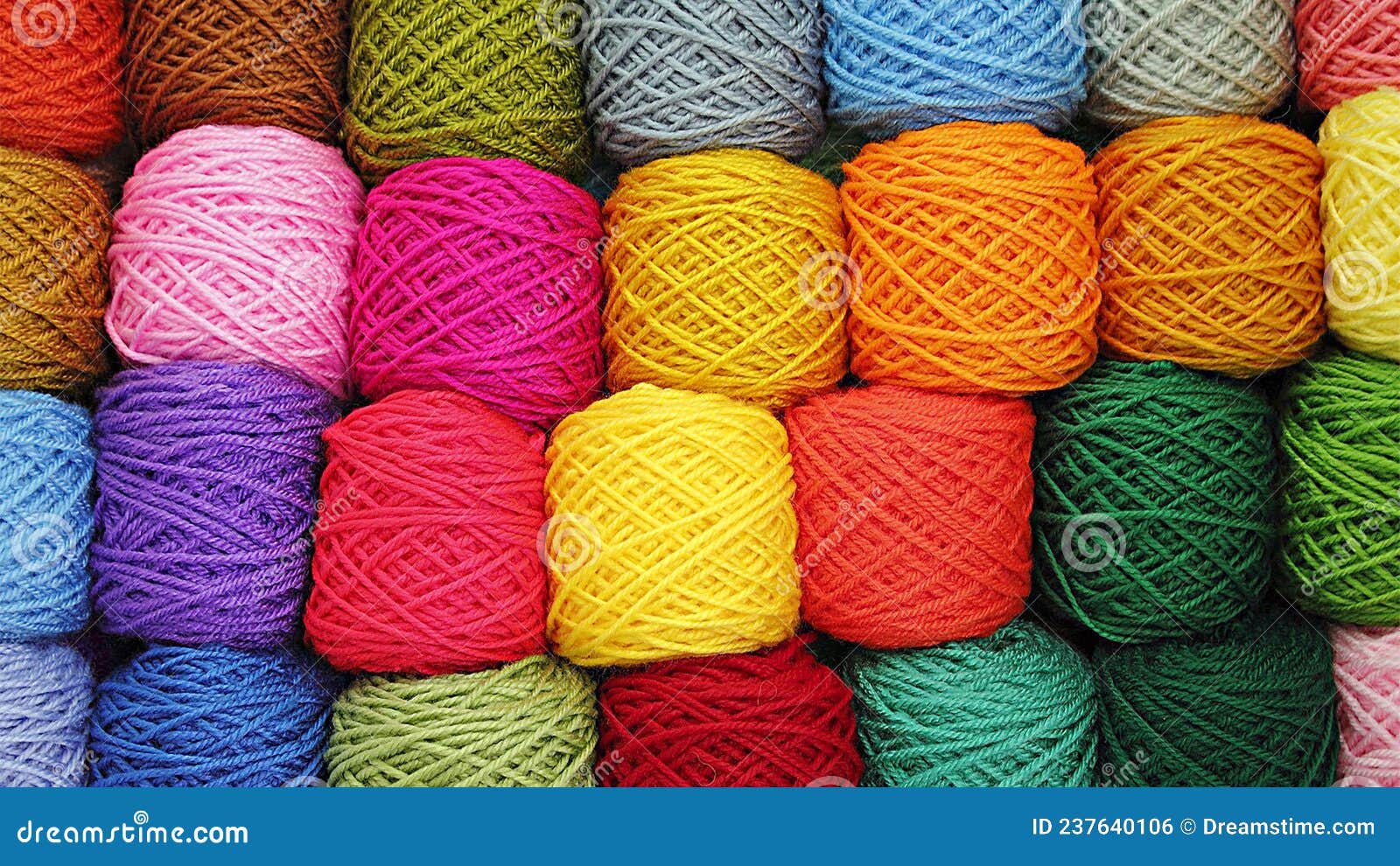 Yarn colour ball stock photo. Image of crochet, purple - 237640106