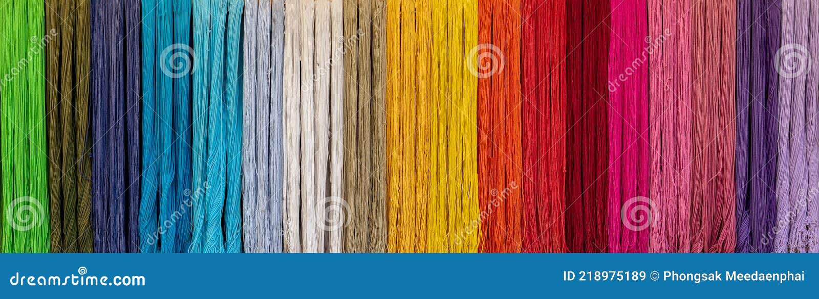 Yarn Dyed Thread Or Cord Or Packthread Color Hang On The Wall For ...