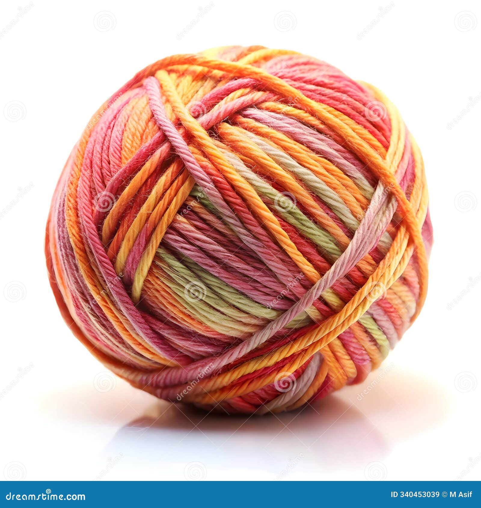 Yarn Image on White Background Stock Illustration - Illustration of ...