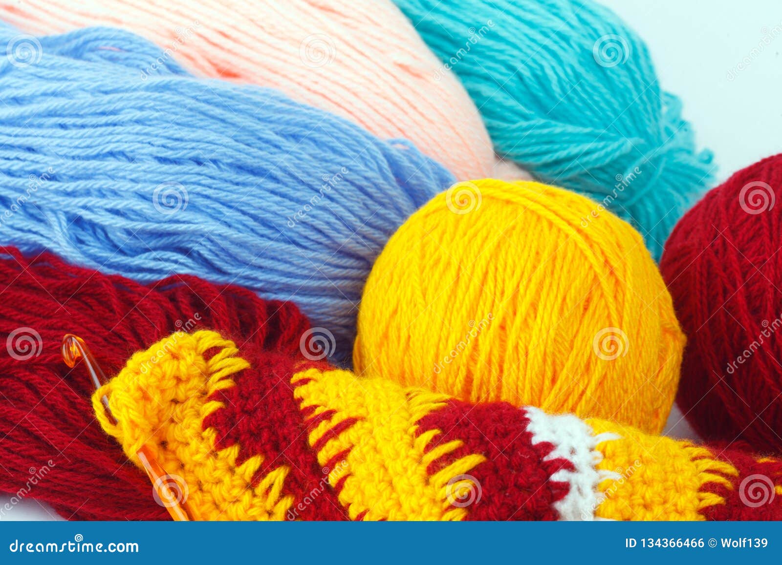 Yarn for Knitting Warm Clothes Stock Photo - Image of acril, yarn ...