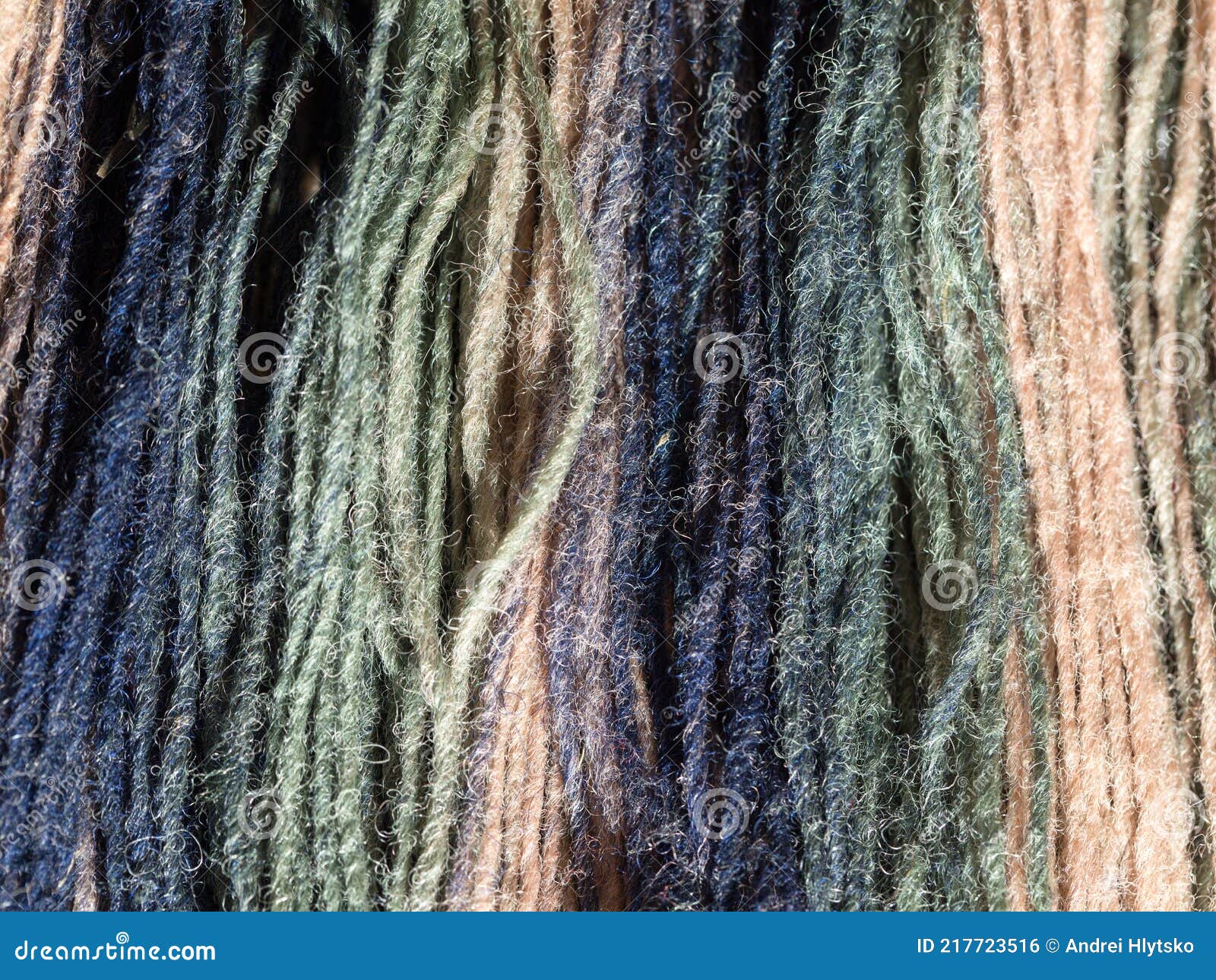 Yarn from Natural Natural Material in Various Colors Stock Photo ...