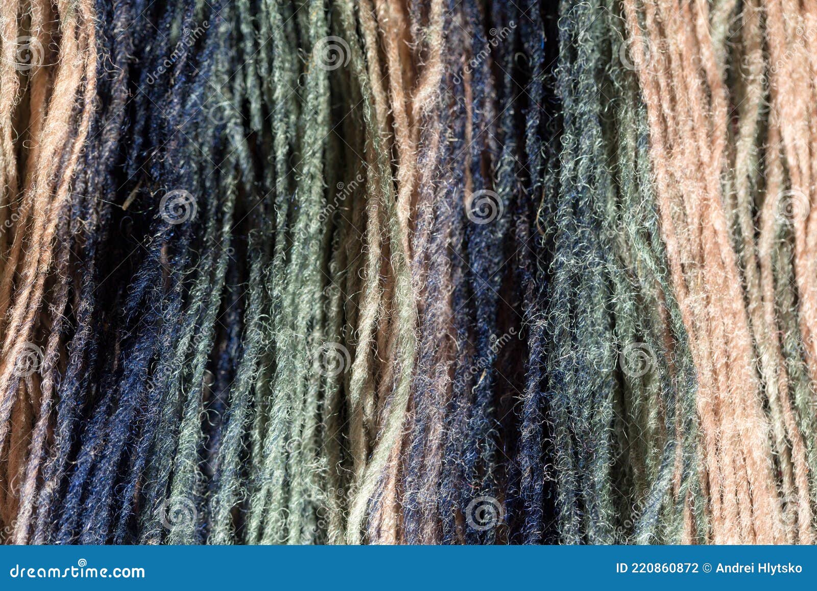 Yarn from Natural Natural Material in Various Colors Stock Photo ...