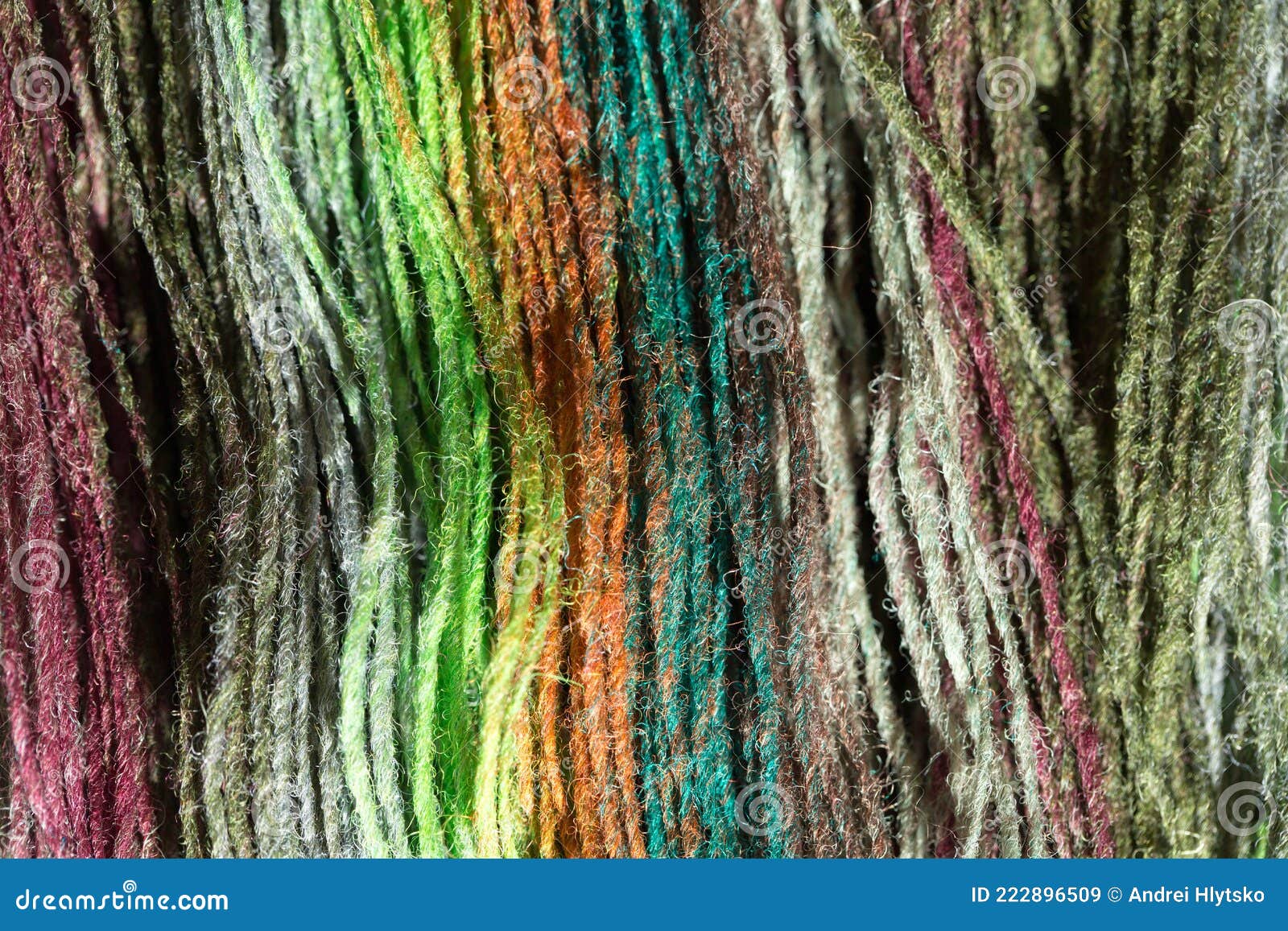 Yarn from Natural Natural Material in Various Colors Stock Image ...