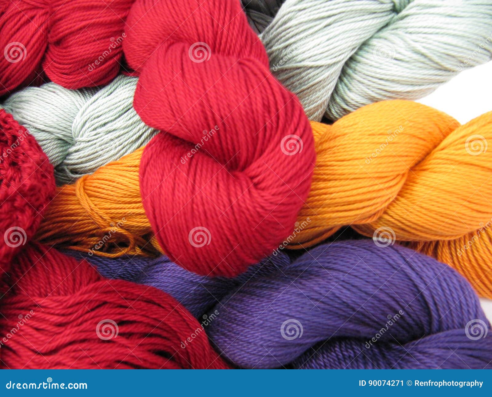 Yarn Skeins stock image. Image of closeup, string, coil - 90074271