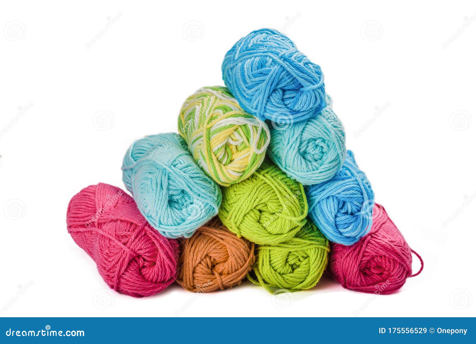Stack of Yarn stock image. Image of spool, shot, coil - 175556529