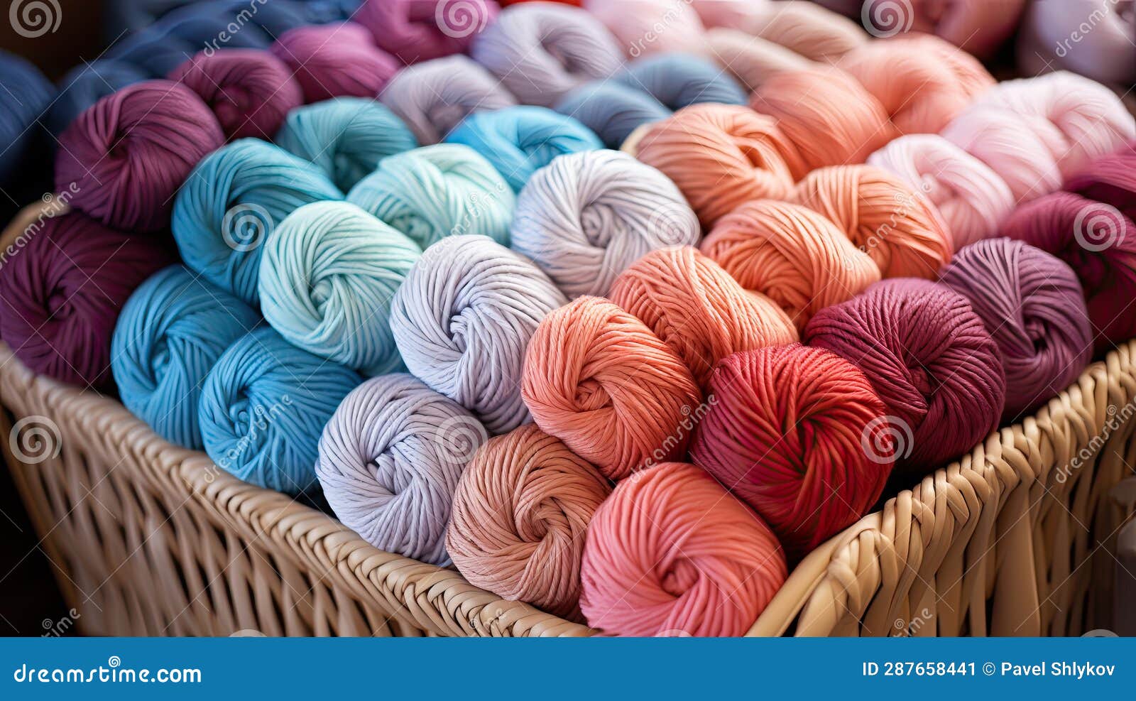 Yarn, Thread, Knitting, Weaving, Wool Stock Illustration - Illustration ...