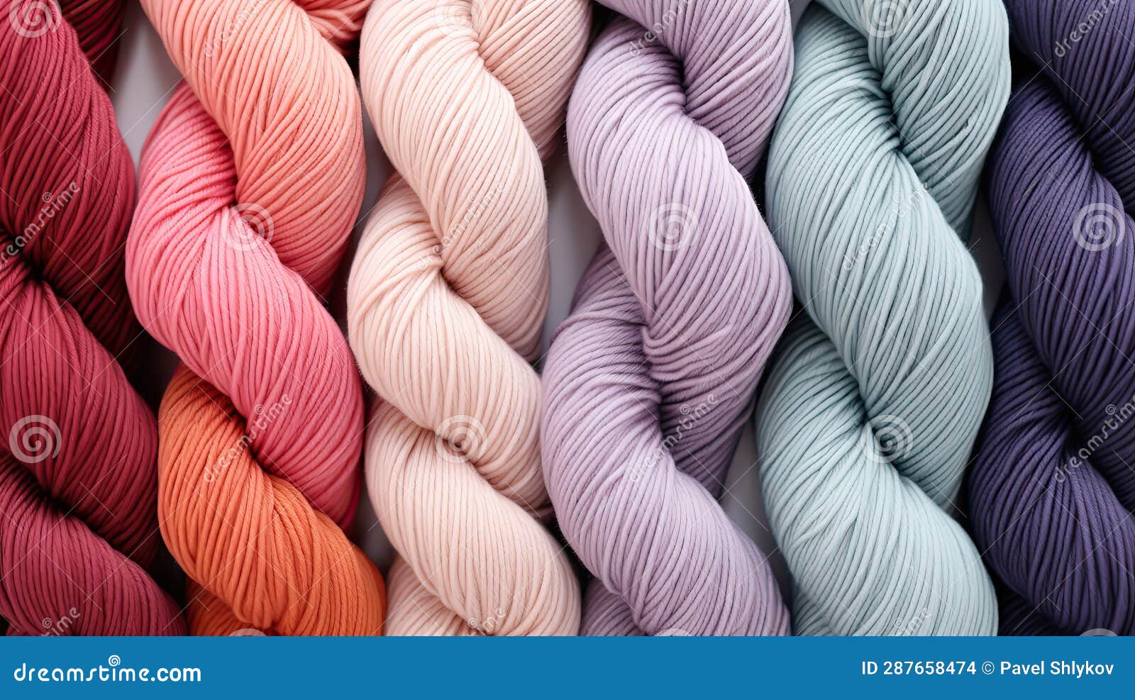 Yarn, Thread, Knitting, Weaving, Wool Stock Illustration - Illustration ...