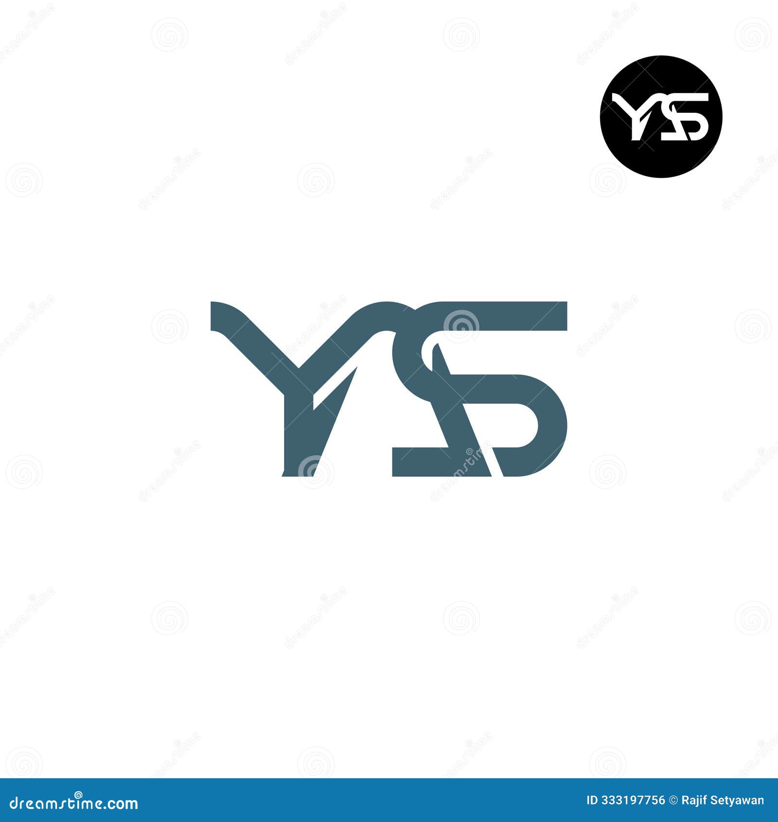 YAS Logo Letter Monogram Design Stock Vector - Illustration of ...