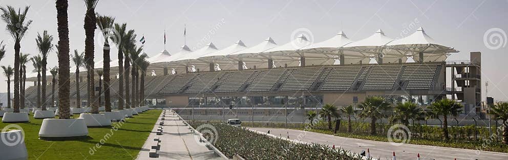 Yas Marina Stadium editorial photography. Image of building - 13250842