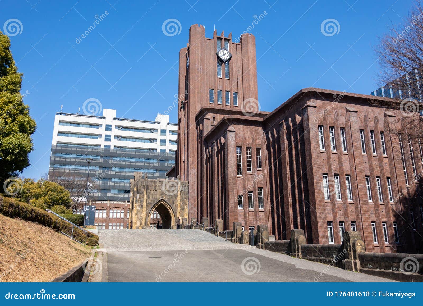 Yasuda Auditorium, the University of Tokyo Stock Photo - Image of ...