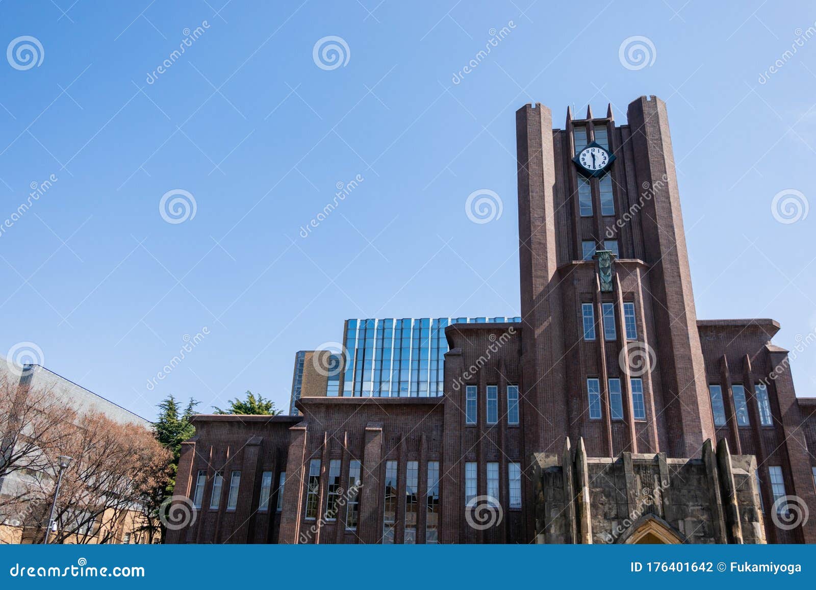 Yasuda Auditorium, the University of Tokyo Stock Photo - Image of ...