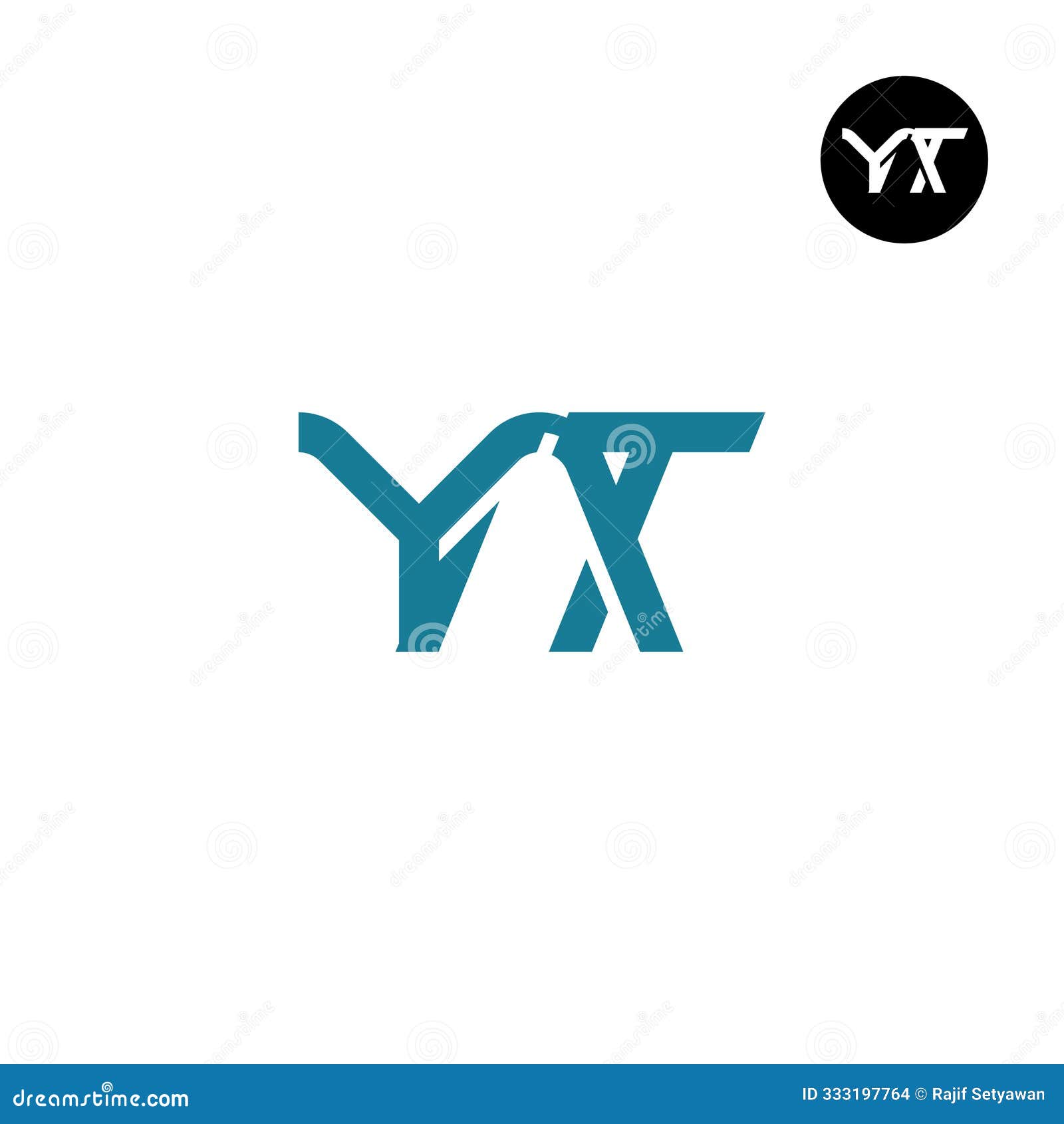 YAT Logo Letter Monogram Design Stock Vector - Illustration of ...