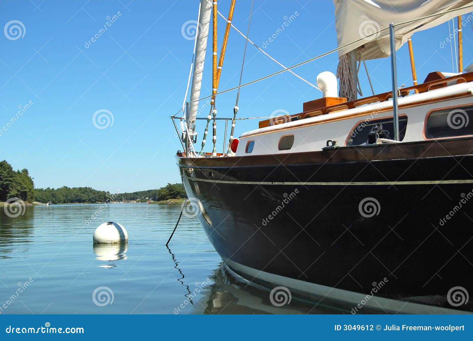 Yate negro foto de archivo. Imagen de recipiente, puerto - 3049612