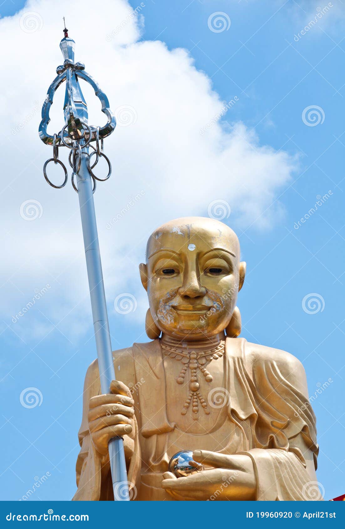 Yaun Chwang Sculpture in Temple Editorial Image - Image of serenity ...