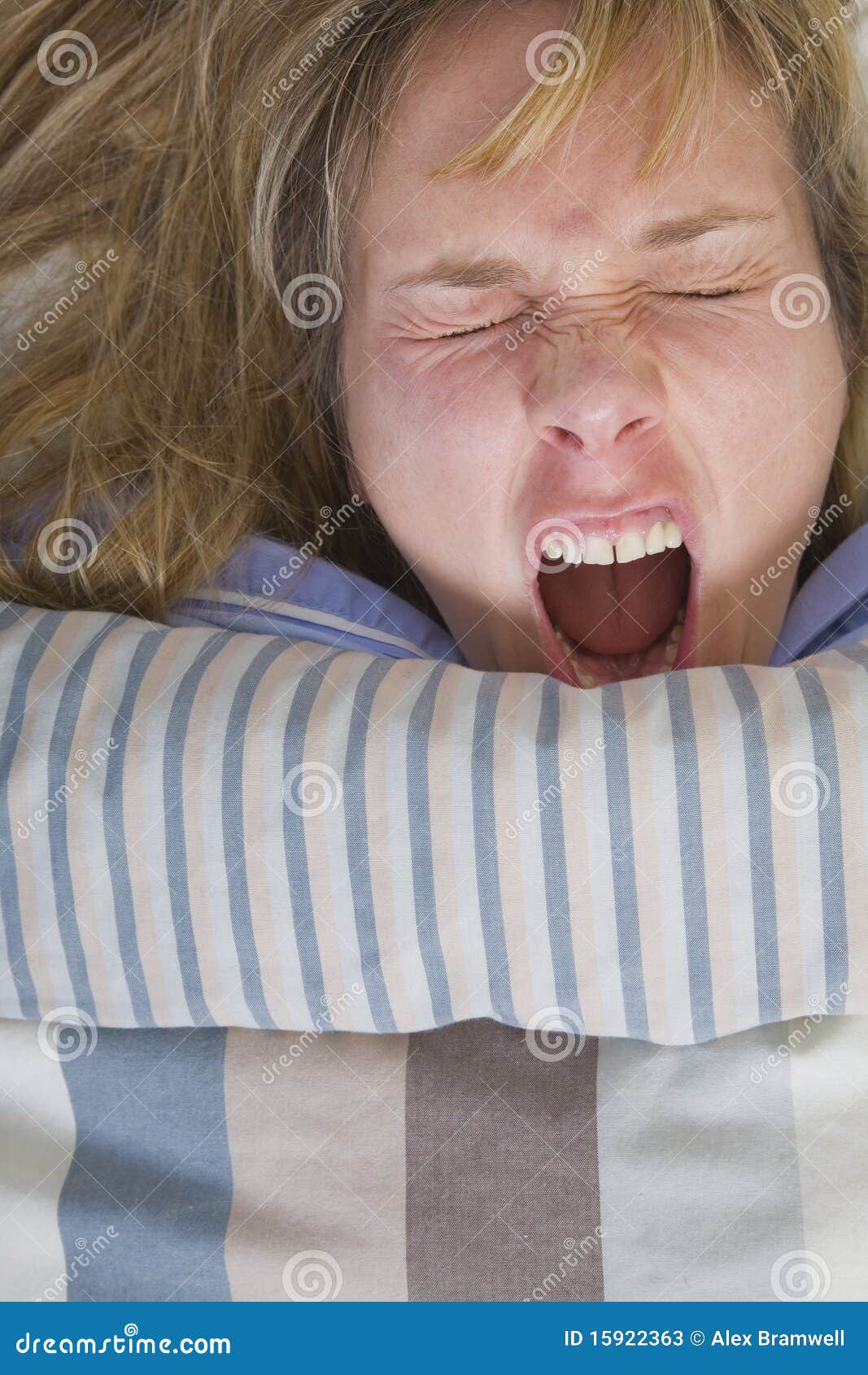 Yawn stock image. Image of sleep, yawning, woman, pretty - 15922363