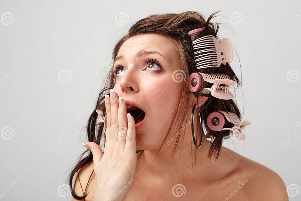 Yawning stock photo. Image of human, yawning, fashion - 8225728
