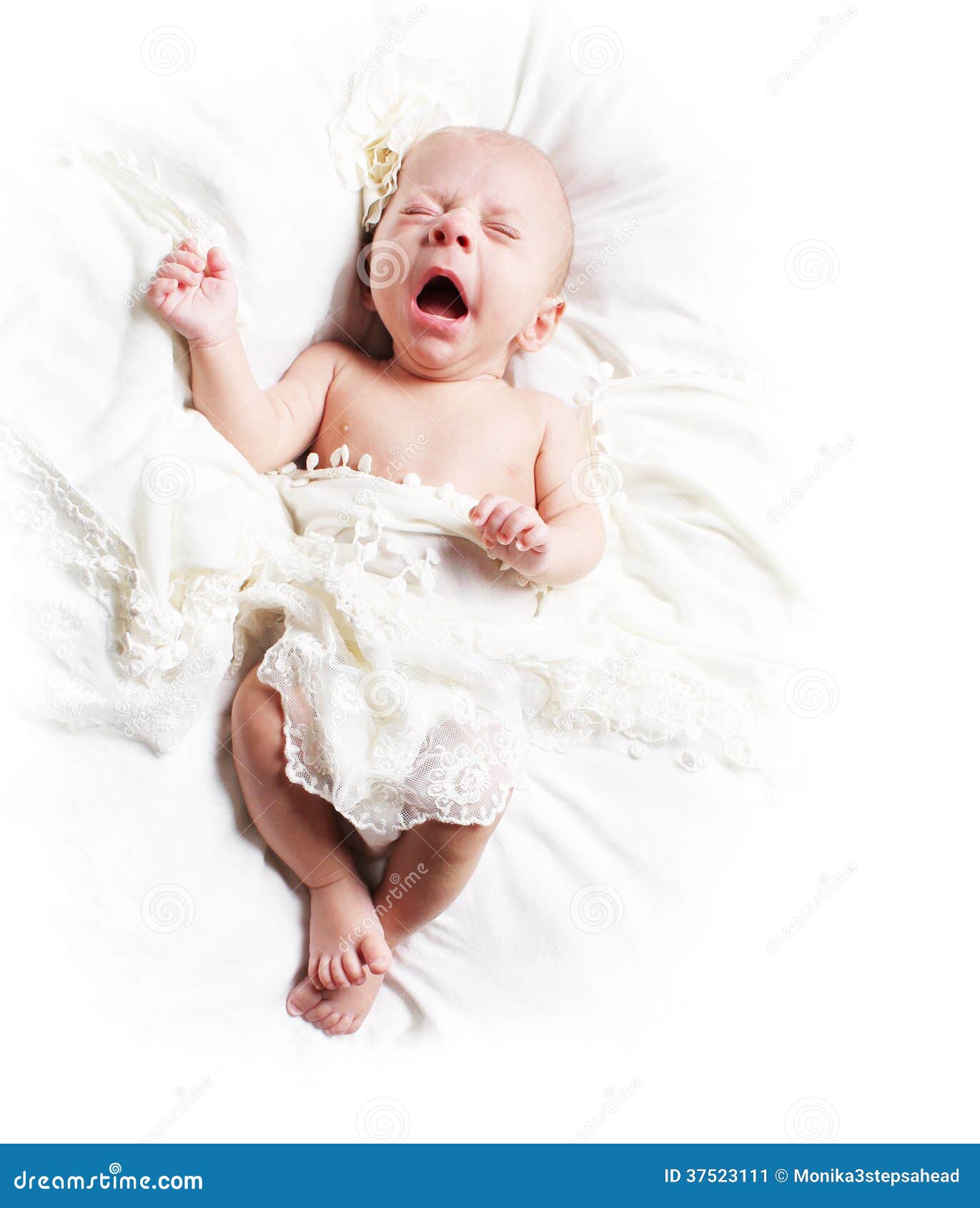Yawning baby stock image. Image of yawn, infant, yawning - 37523111