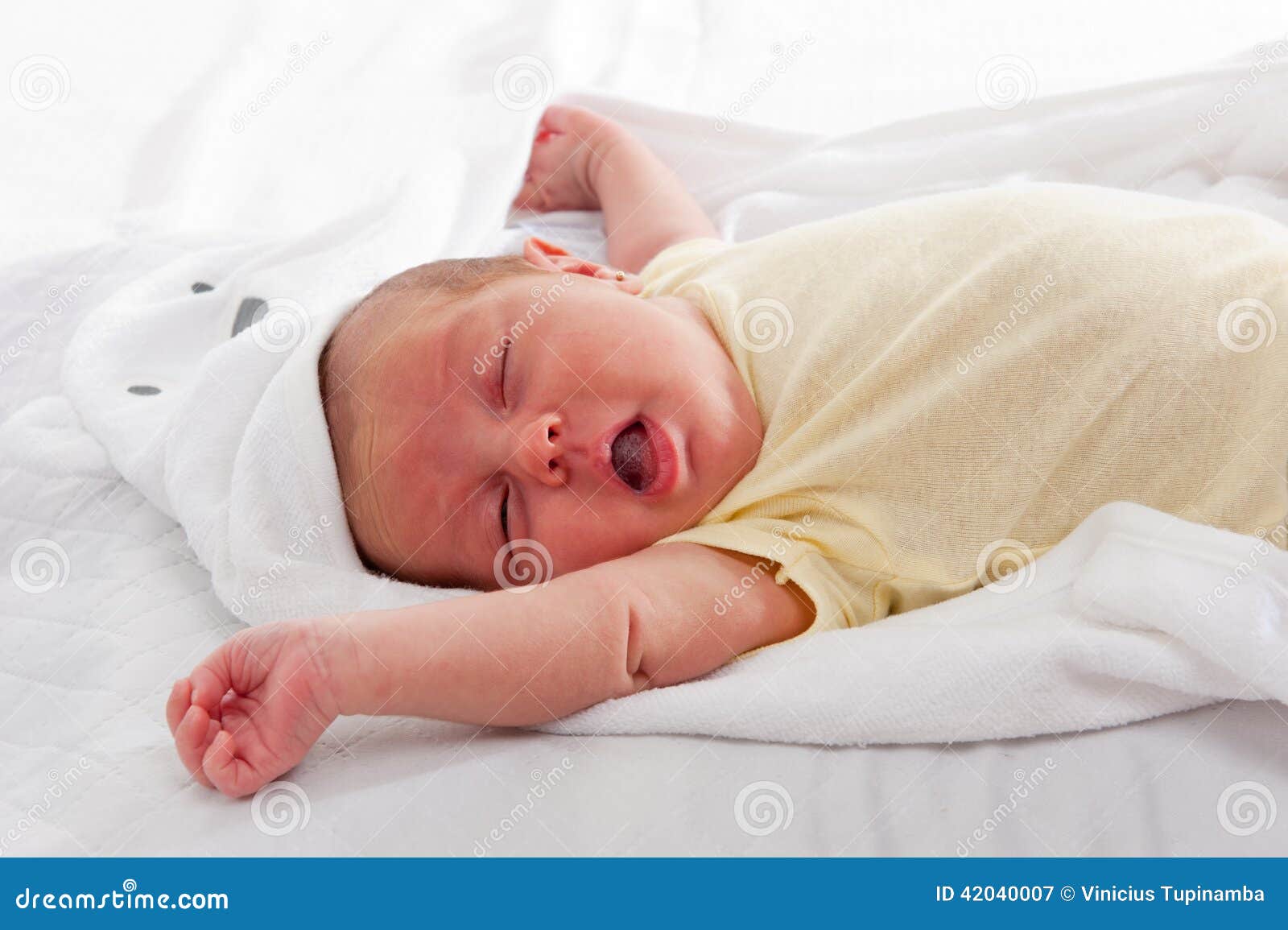 Yawning stock image. Image of cute, expression, baby - 42040007