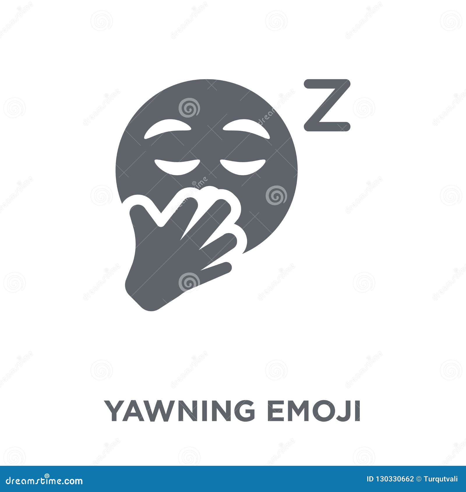 Yawning Emoji Icon From Emoji Collection. Vector Illustration ...