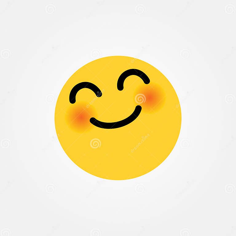 Yay Smiling Emoticon Vector Illustration Stock Vector - Illustration of ...