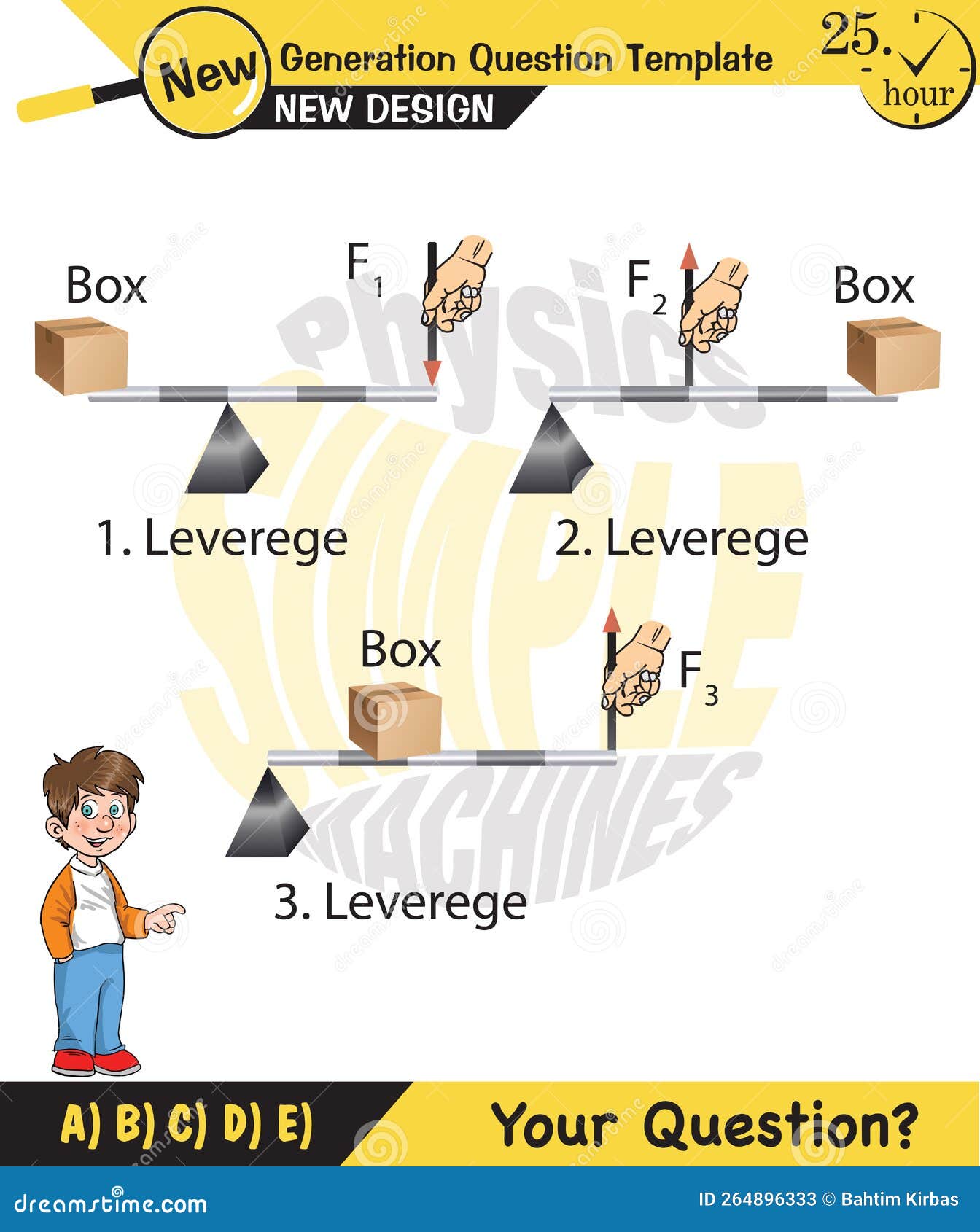 Physics, Lever Examples Vector Illustration, Simple Machines, Next ...